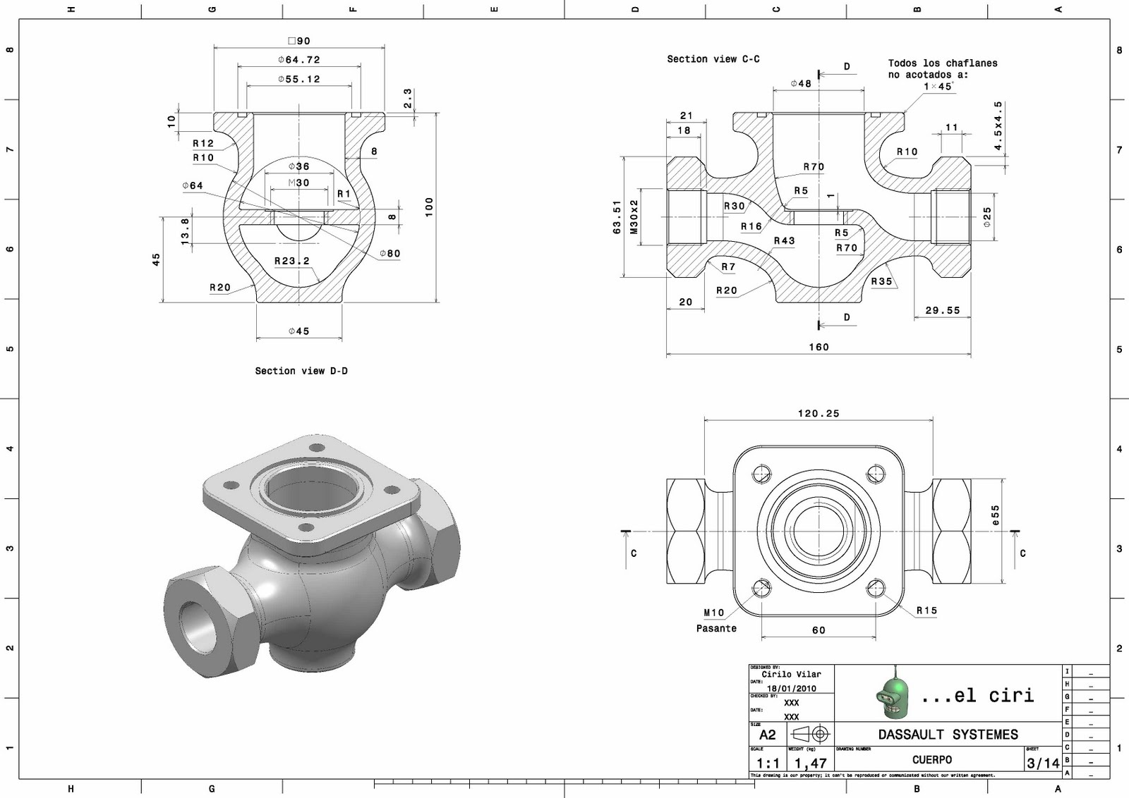 Planos ...con ciri: VÁLVULA