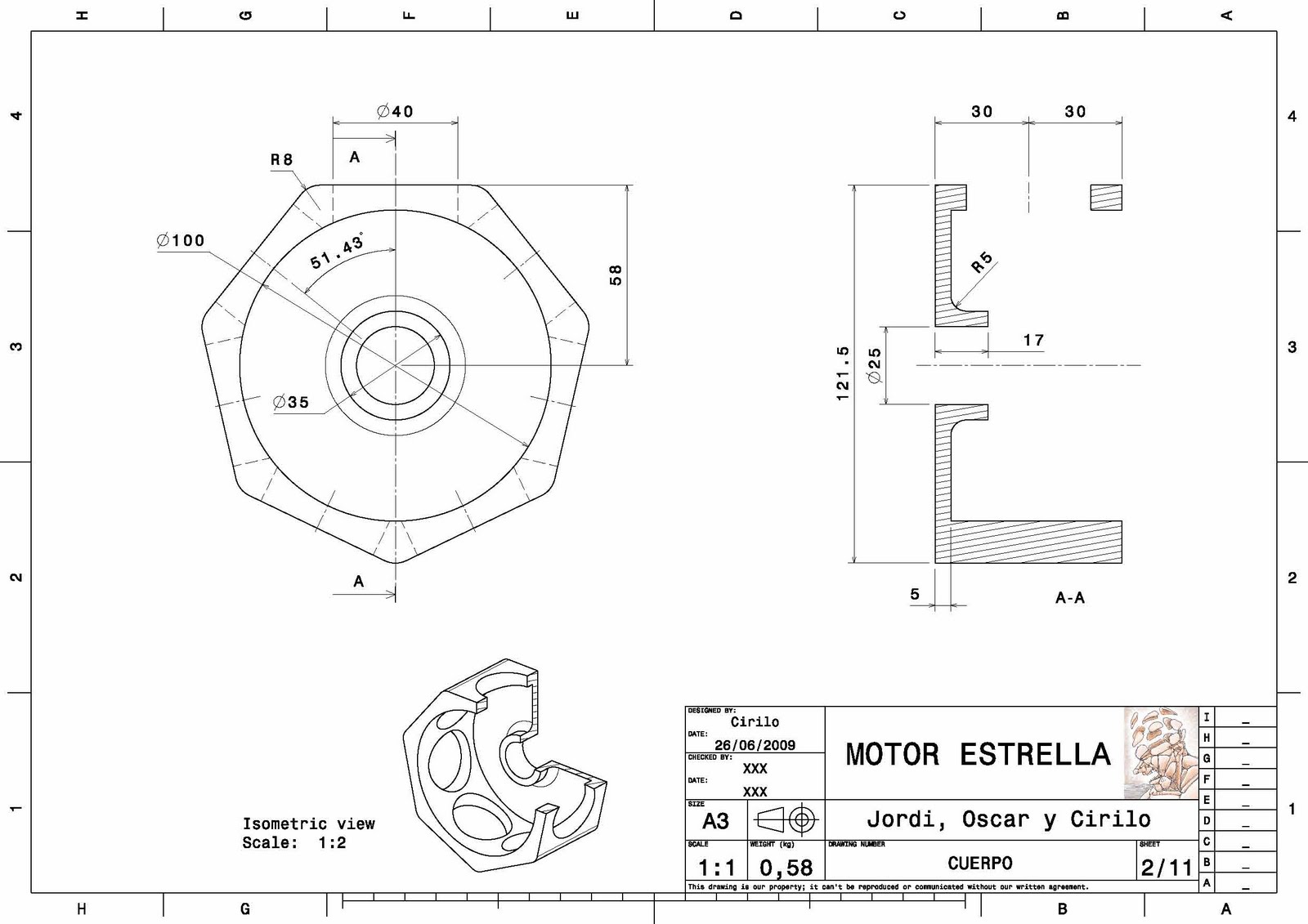 Planos ...con ciri: MOTOR DE ESTRELLA