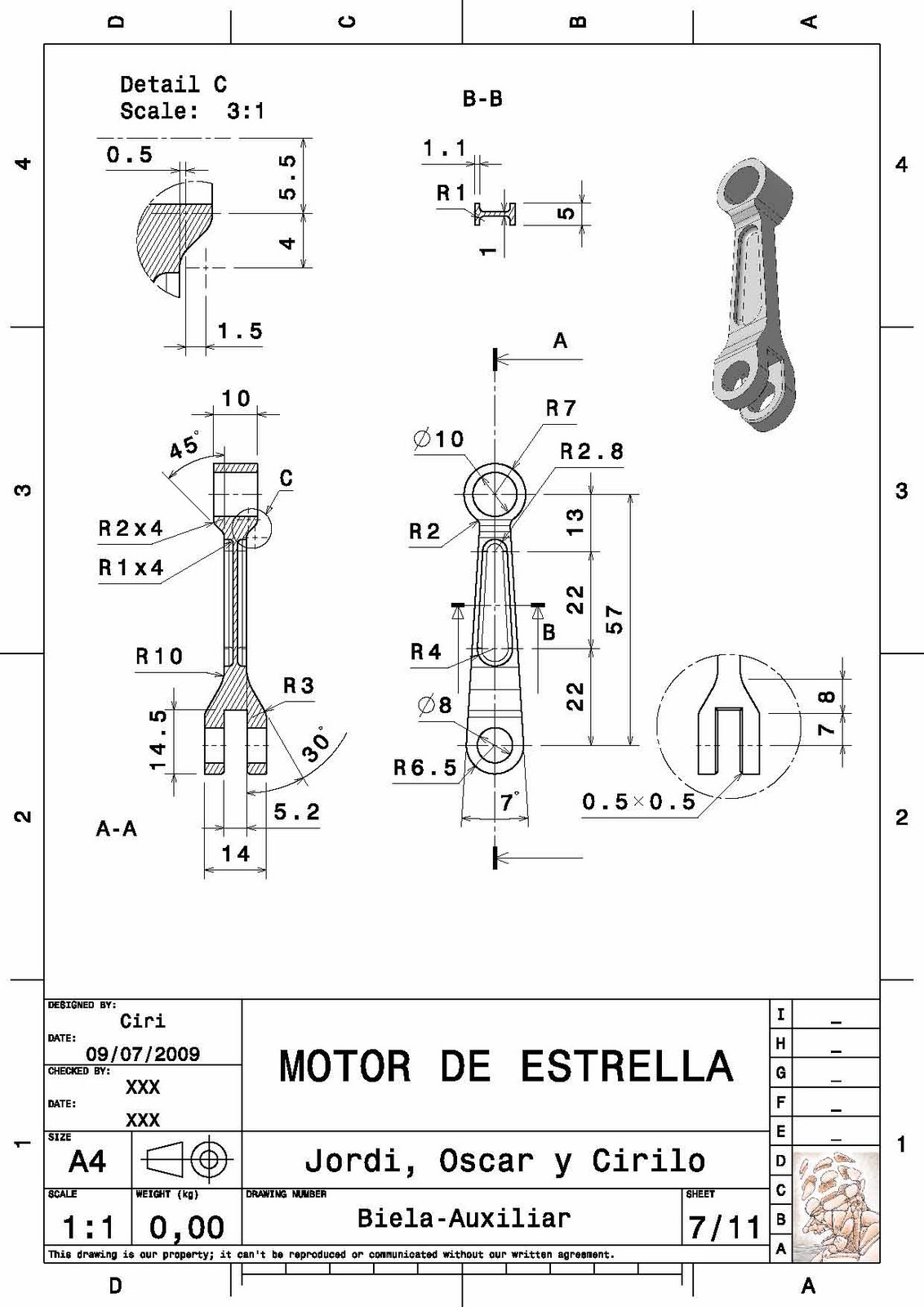 Planos ...con ciri: MOTOR DE ESTRELLA