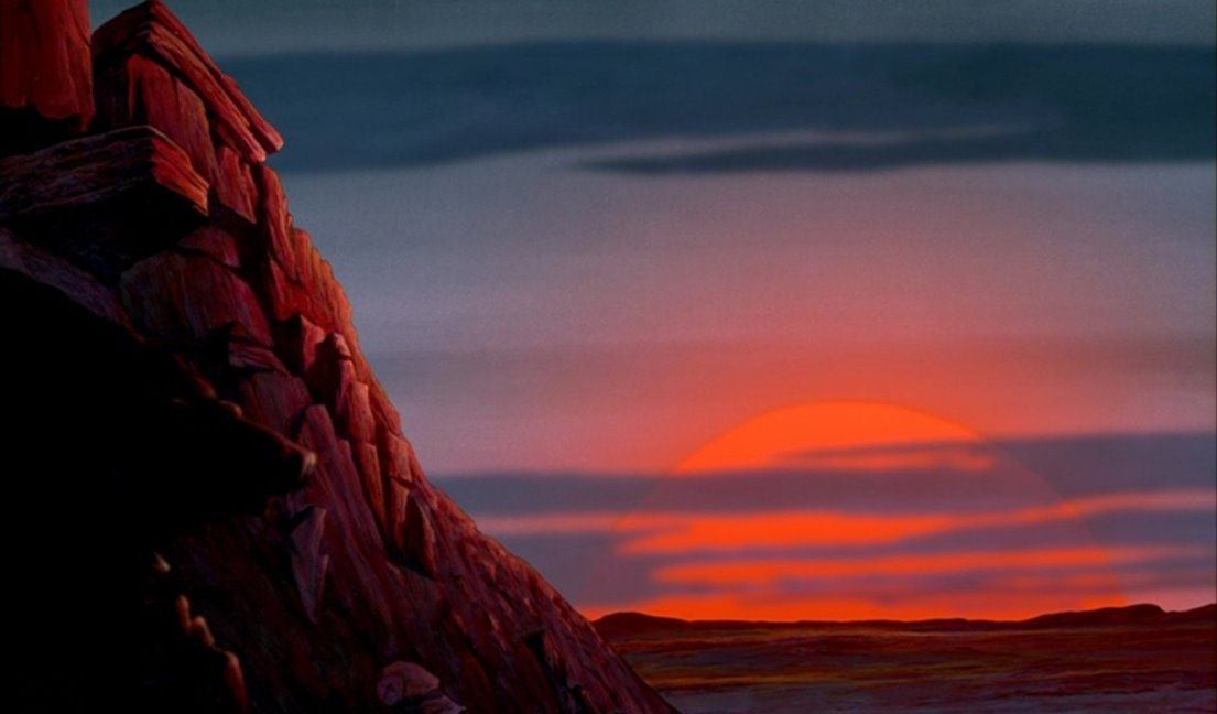 la magia de la animación: El rey león. Escenarios