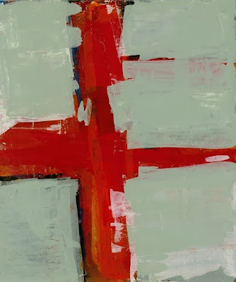 modernSHAPE: geometric and abstract paintings by Jacob Brazell: Cross No. 3