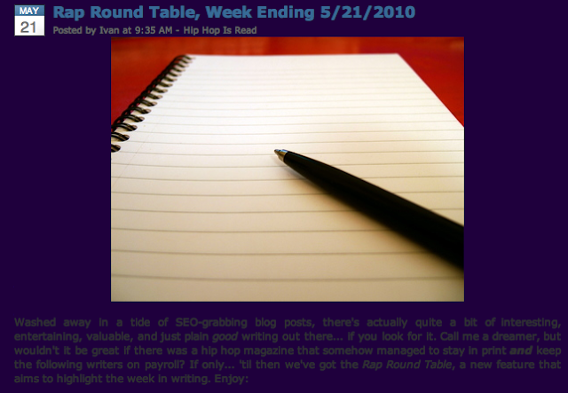 Rap Round Table - Chase March - Official Site