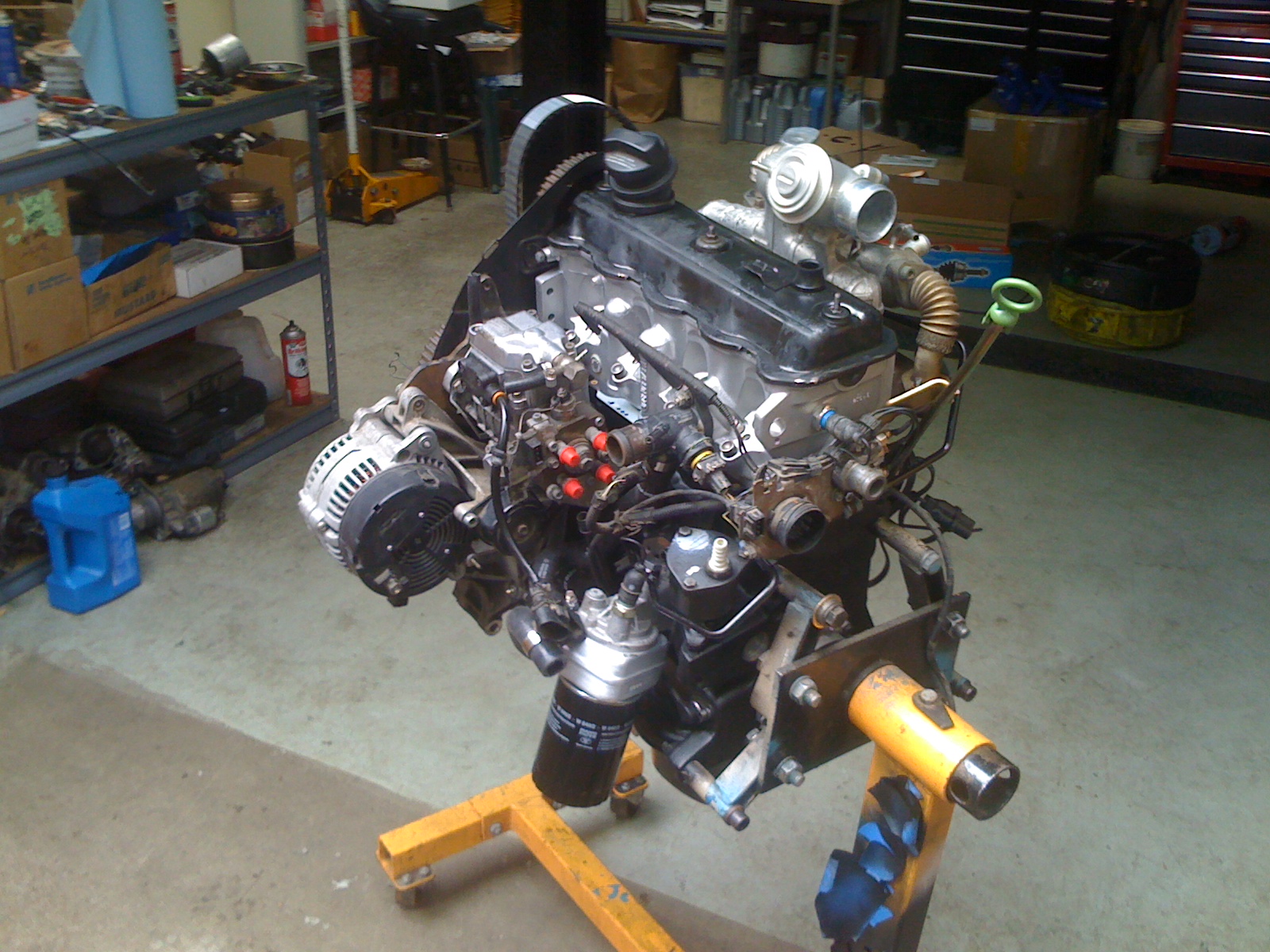 Grease Works shop notes: Eurovan 4-cyl AHU TDI engine/trans mating ...