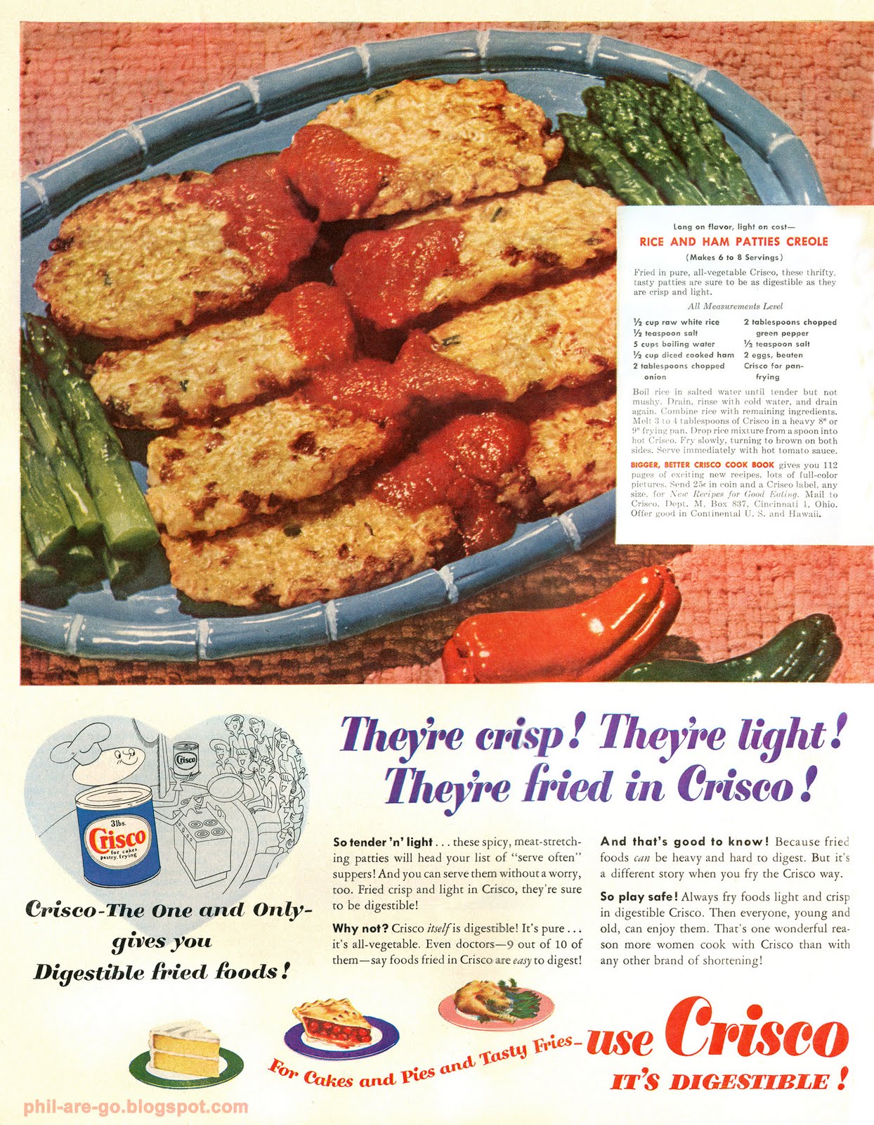 Phil Are Go!: Crisco - I can't believe it's digestible!