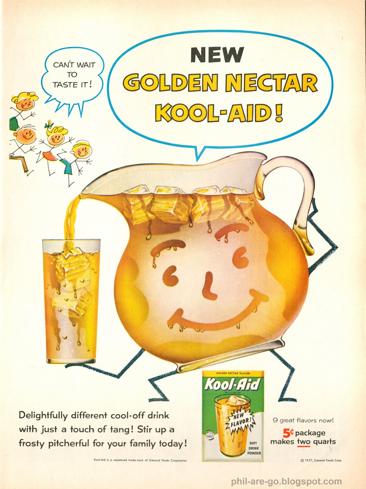 Phil Are Go!: Kool Aid Golden Nectar - Brain drain.