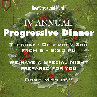 RC2nd - Enrichment Corner: IV ANNUAL PROGRESSIVE DINNER