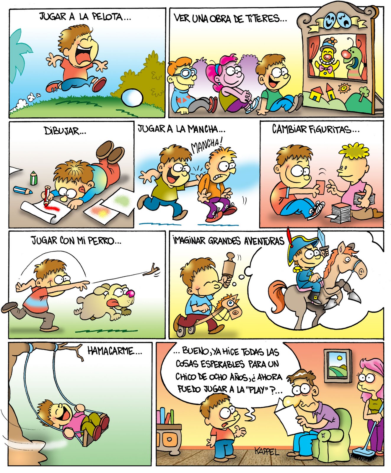 HUMOR BLOGRÁFICO DE KAPPEL: "Tamaño Familiar" a color y en formato ...