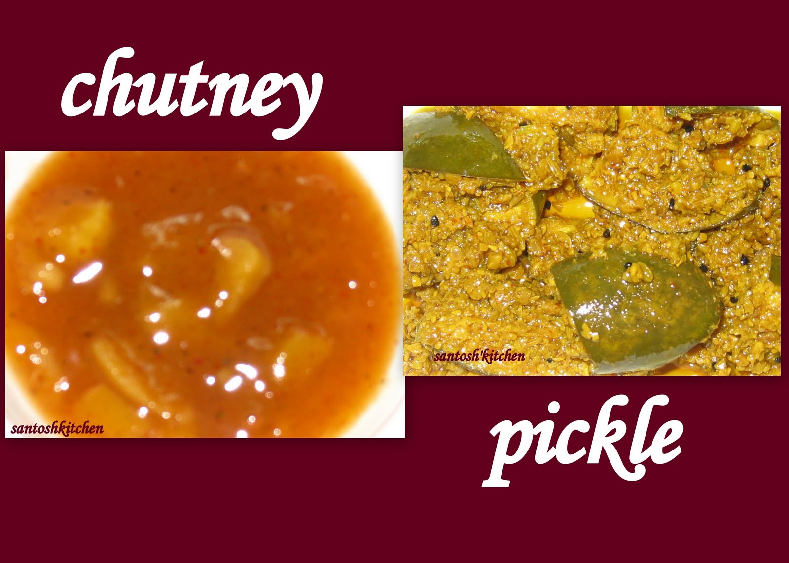 @: Mango Pickle & Mango Chutney