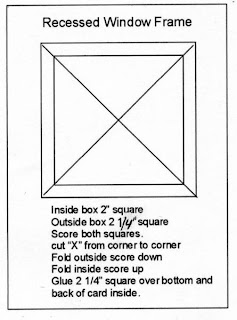 Creatively Artsy Techniques: Recessed Window Frame