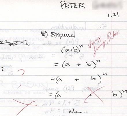 The Joy Of Enjoying: Missing math (funny!)