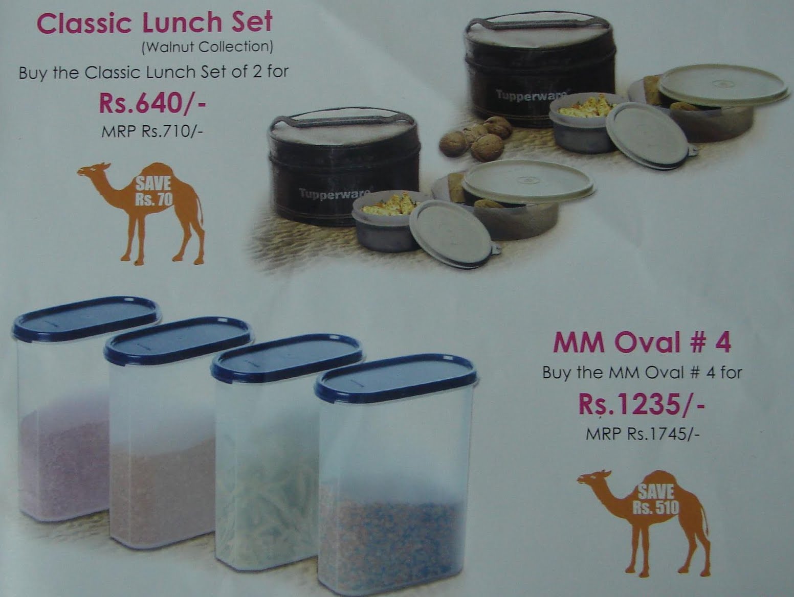 Tupperware Products: Classic Lunch Set & MM Oval #4