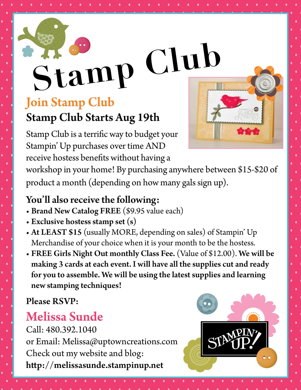 Uptown Creations- Stampin' Up! Independent Demonstrator: Join Stamp ...