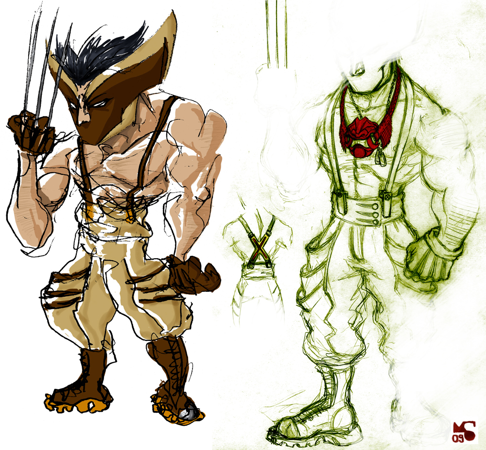 First redesign: Wolverine!