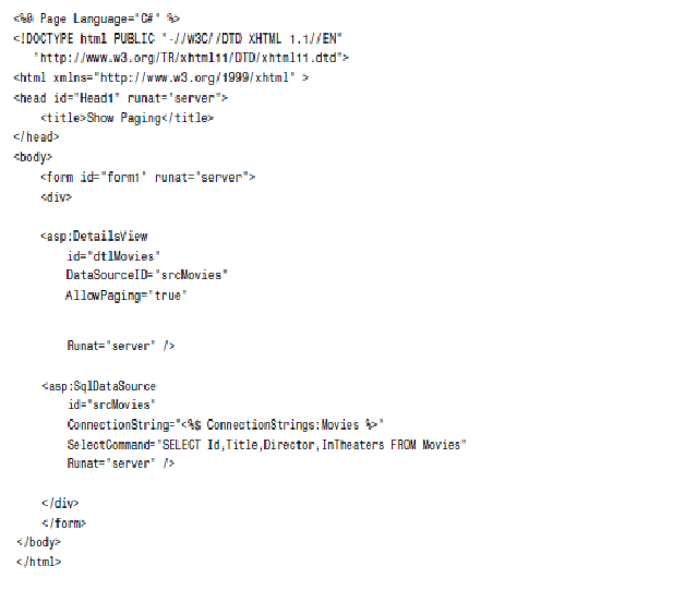 Aspnet Using The Detailsview And Formview Controls