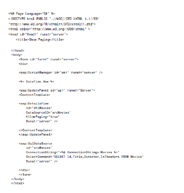 Asp Using The Detailsview And Formview Controls