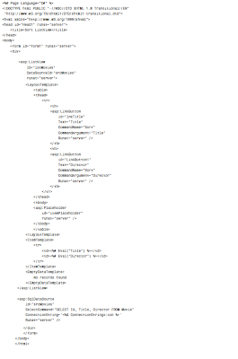 ASP.NET: Using the ListView and DataPager Controls