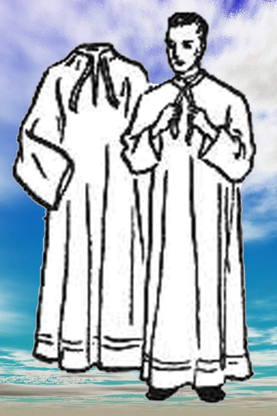 Albs For Catholic Deacons Clipart