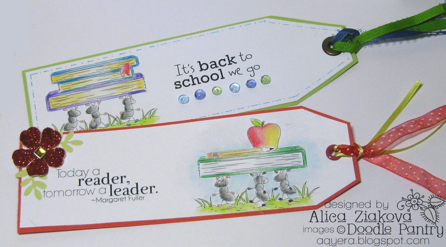 Alica's: Doodle Pantry - Book Ants Bookmarks