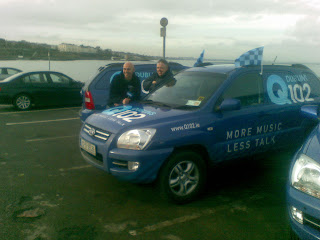 Dublin's Q102 Studio Blog: Dublin's Q102's Blue Crew in Dun Laoghaire!