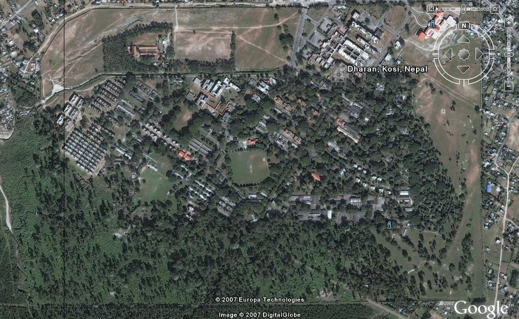 Maps of Nepal: Dharan--Ghopa Camp