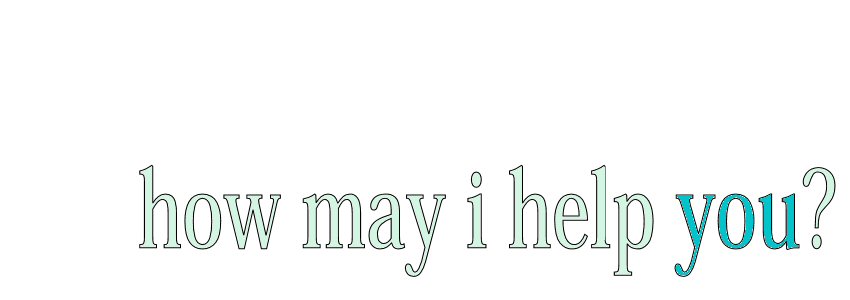 how may i help you?: Welcome to "how may i help you?"
