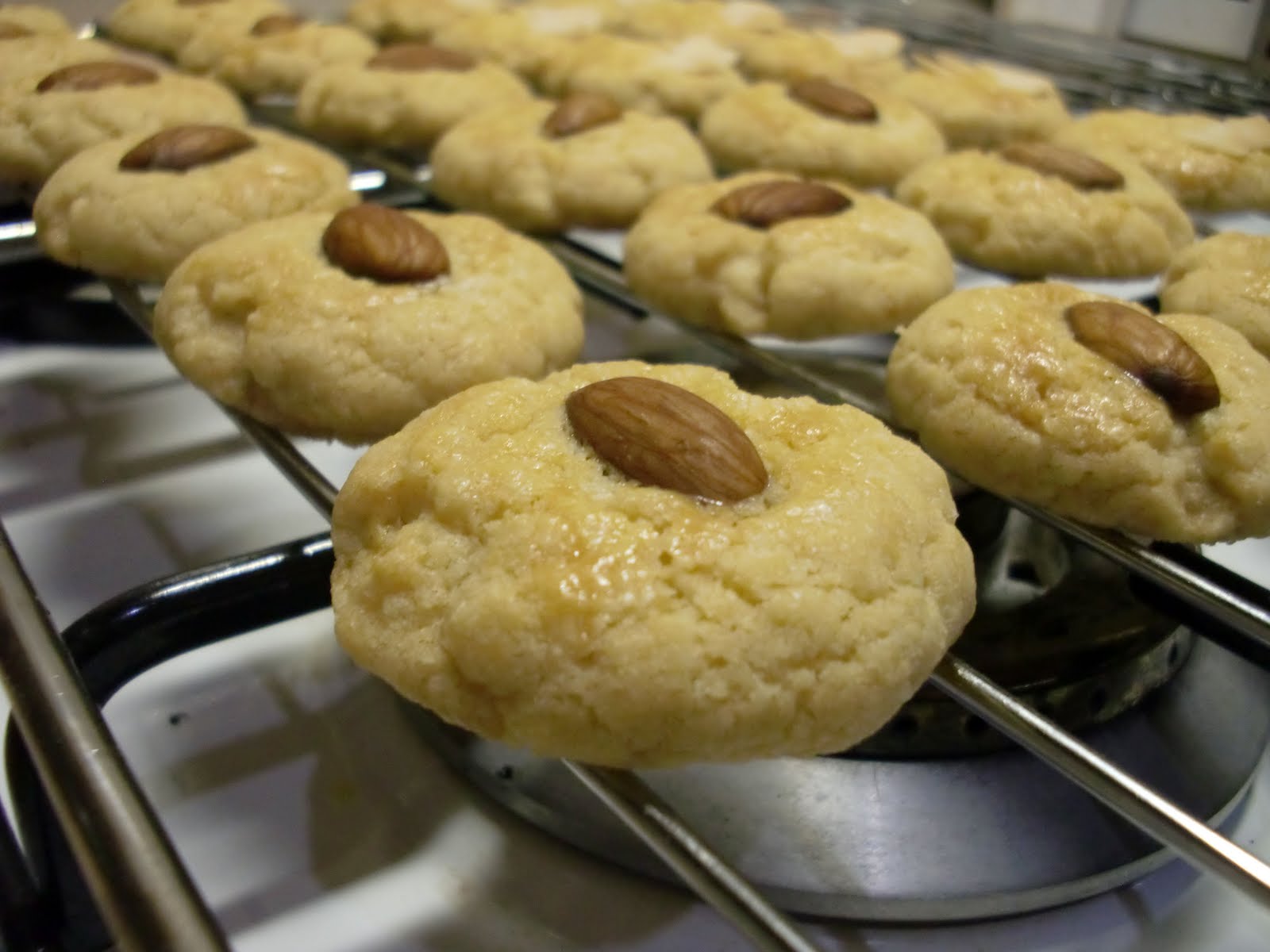 Career in the Oven: Slightly Less Traditional Chinese Almond Cookies
