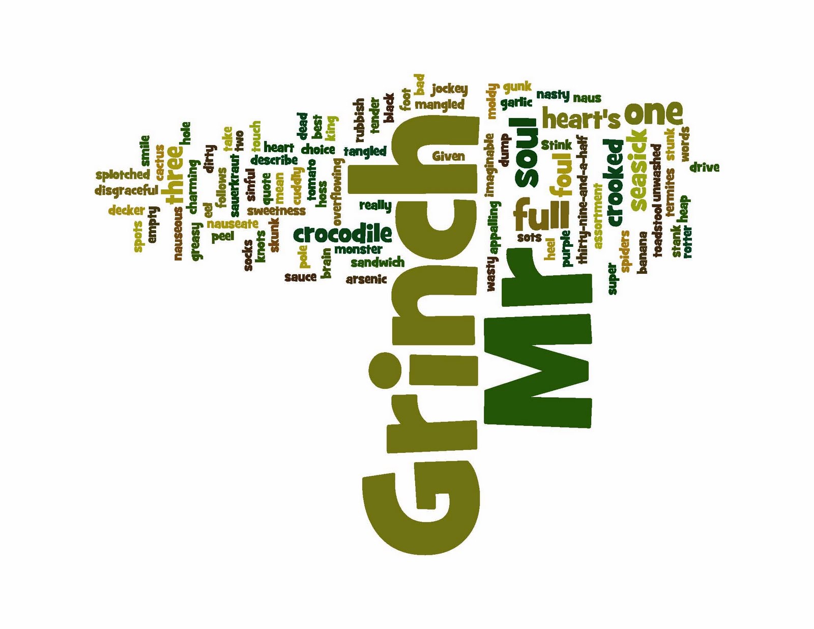 Life with Words: Christmas song word clouds