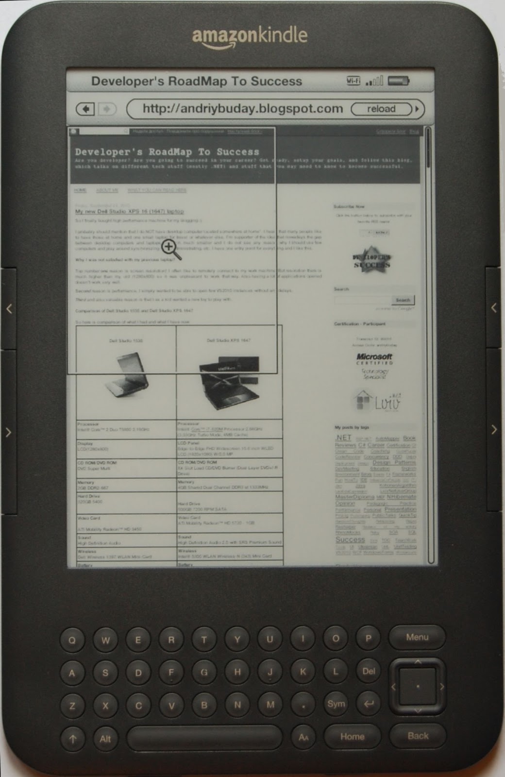 My First Experience Using Kindle3 Andriy Buday