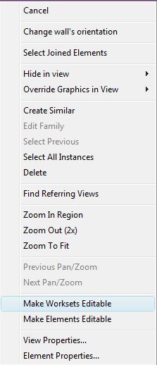 Revit Beginners Editable Worksets And Workset Ownership