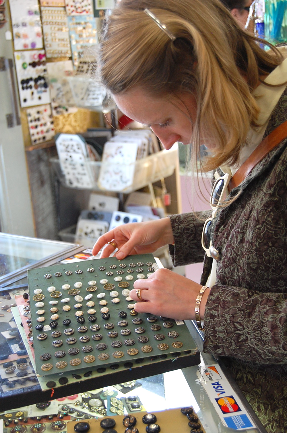 dear golden | vintage: the button lady