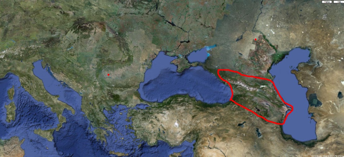 GEOGRAFÍA: LOS ELEMENTOS DEL RELIEVE: EL CÁUCASO