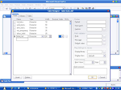 just readonce: Contoh DDL & DML dalam database