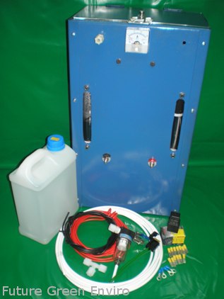 Future Green Enviro: 9 Plate Dry Cell HHO Generator With Metal Box.
