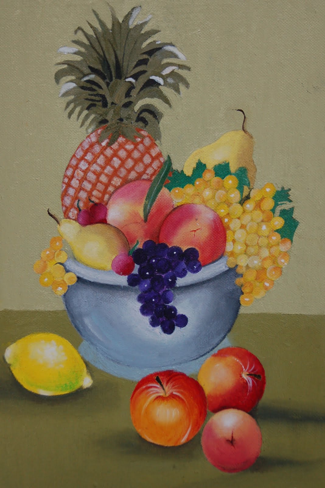 Fruteros con frutas - Imagui