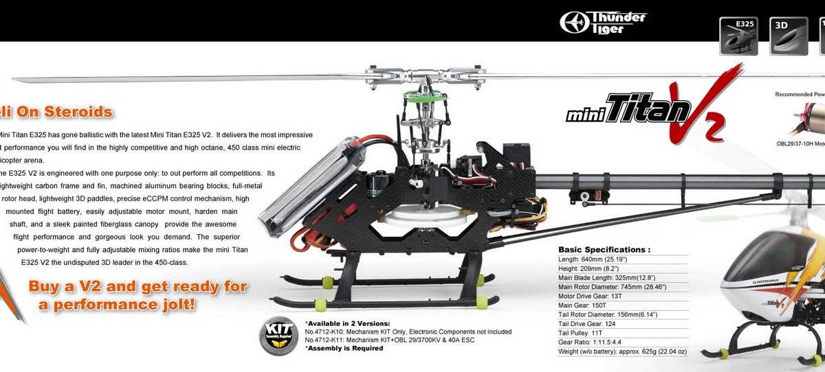 遙控技術雜誌｜RC TECH magazine: 雷虎科技Mini Titan E325 V2