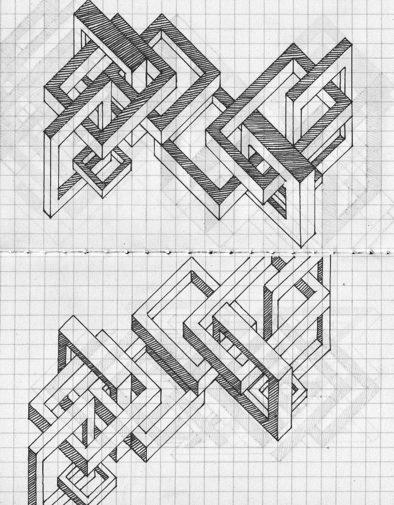 Jessica Morgan: 3 Axonometric Pairs with their opposite views