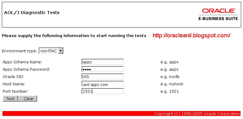 Anil S Oracle Application Framework Blog How To Test Or Create Dbc File On Oracle Apps 11 5 10
