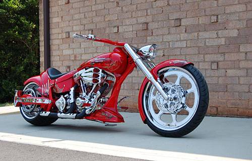 AUTO BLOG: Budweiser Burnout Motorcycle