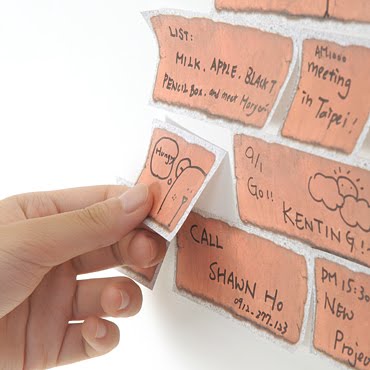 ideasthai: ไอเดีย Brick Sticky Notes จาก ไอเดีย.com