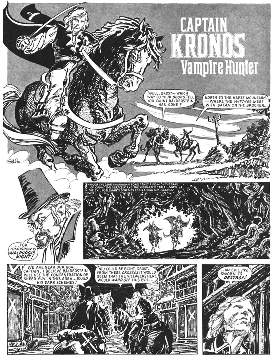 British Comic Art: Captain Kronos