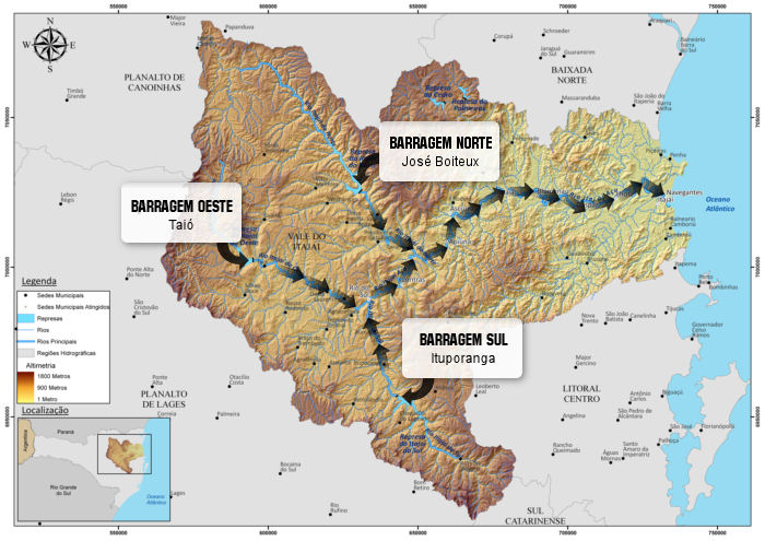 BLOG DO ALUIZIO AMORIM: BARRAGEM DE TAÍO (SC) EM SITUAÇÃO CRÍTICA