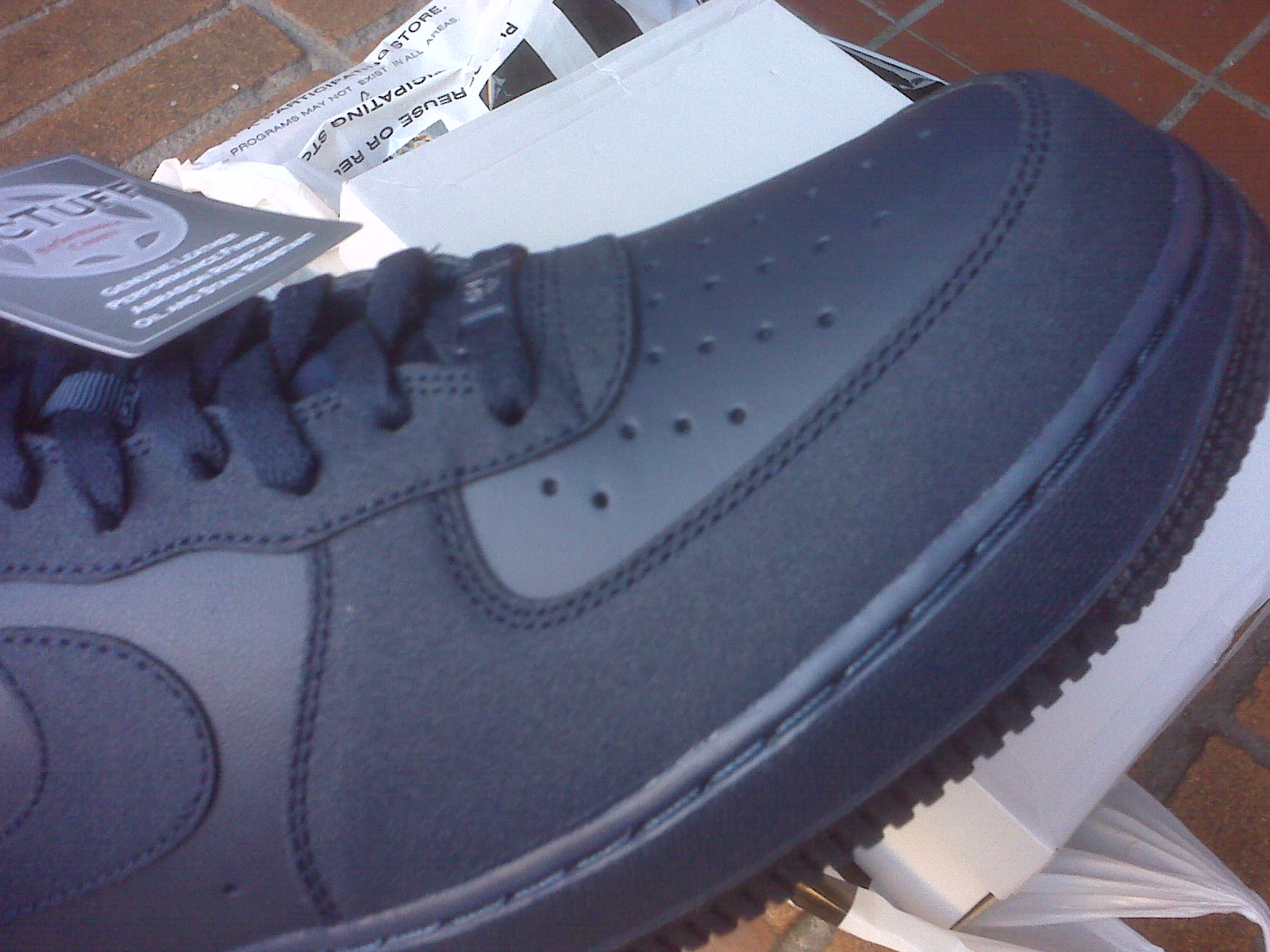 KICK GAME : Nike "Tec Tuff" AF1 (Navy Blue)