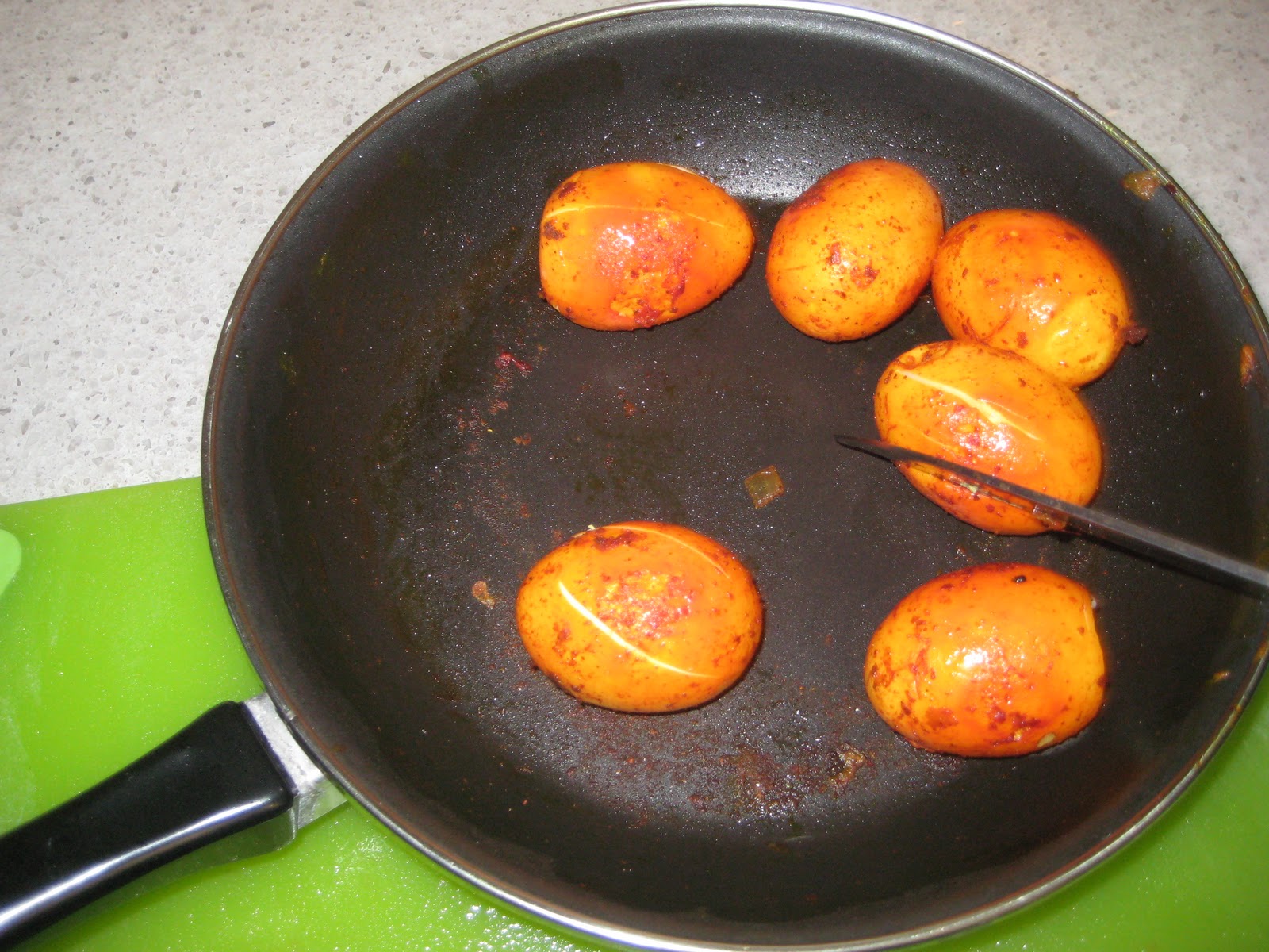 Spicy Egg Masala... for those cold winter days! - Honey, Whats Cooking