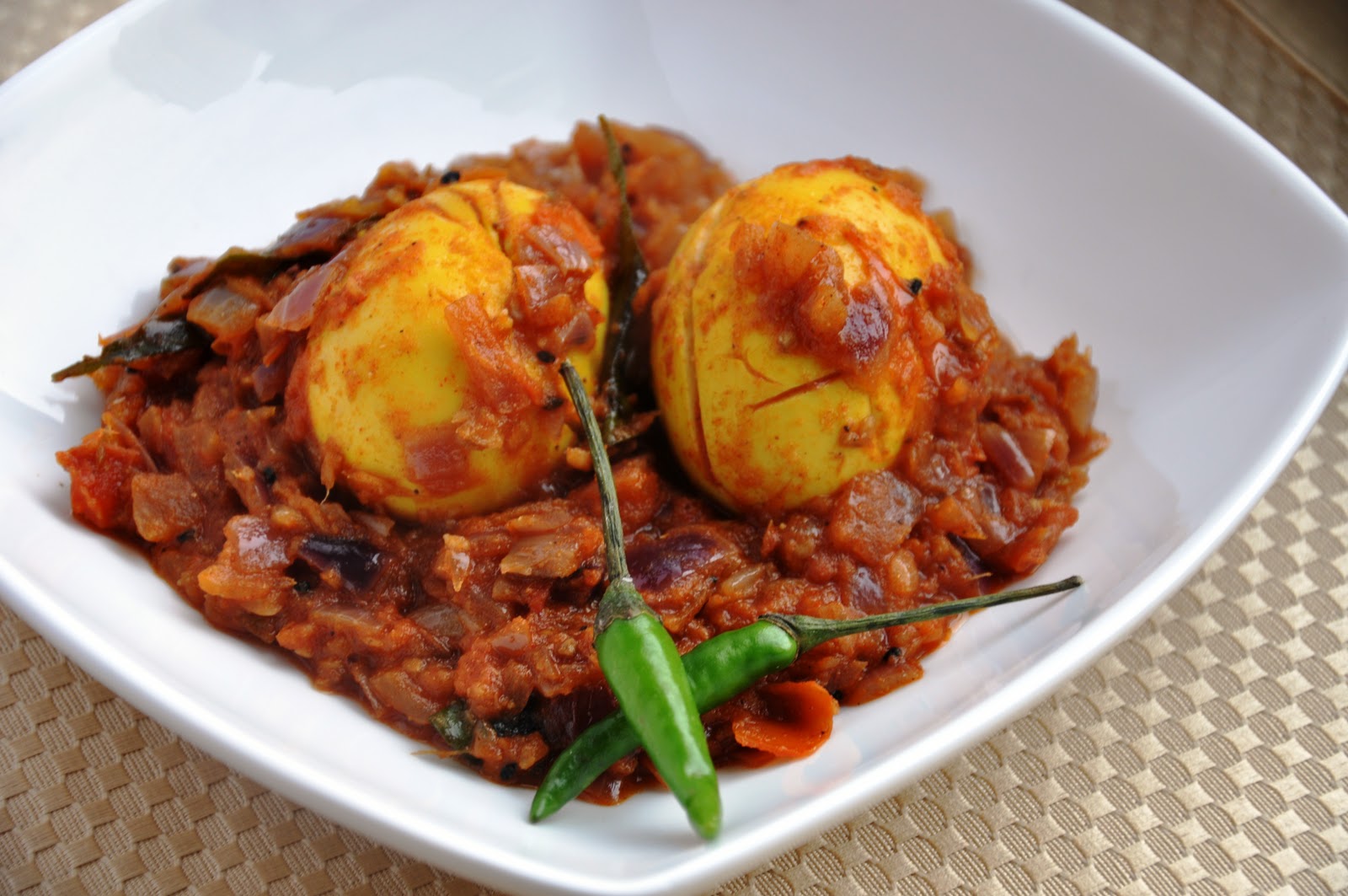 Spicy Egg Masala... for those cold winter days! - Honey, Whats Cooking