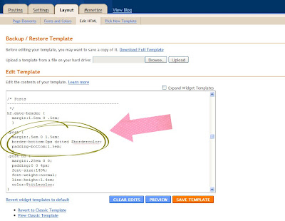 Shabby Blogs: Tutorial: How to Add Post Dividers to Your Blogger Blog