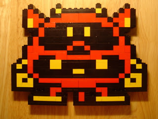 Blog 'o Lego: Pixelego - Dr. Mario - Red Virus