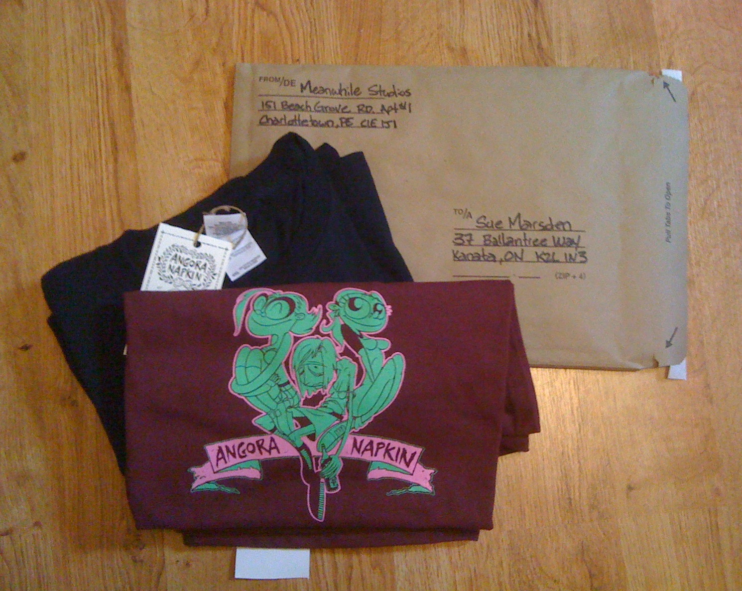 Angora Napkin: How to make an Angora Napkin T-Shirt.