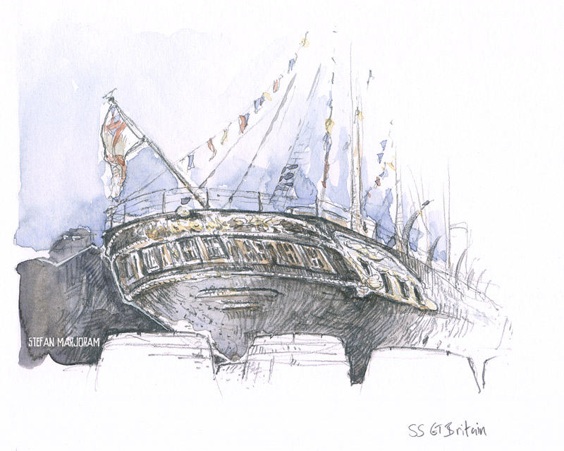 stefan's sketch blog: SS Great Britain