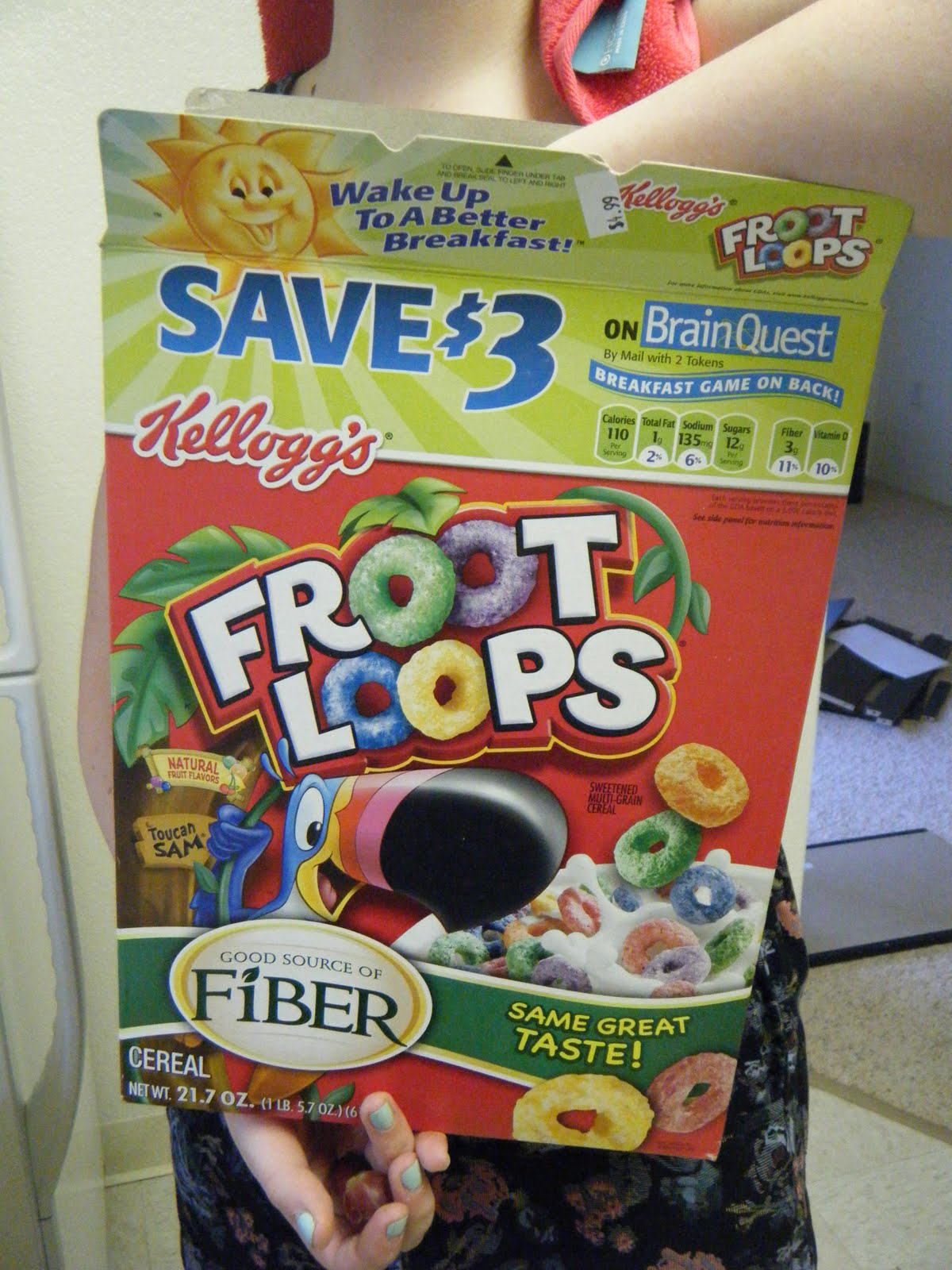 Chicken in a Cherry Sauce: Froot Loops