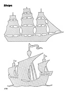 scrollsaw patterns: pirate ships